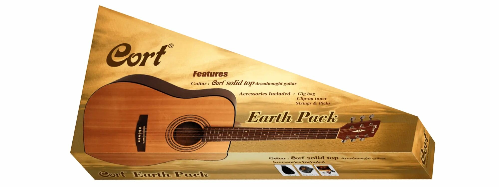 Акустическая гитара Cort EarthPack Open Pore — фото 1