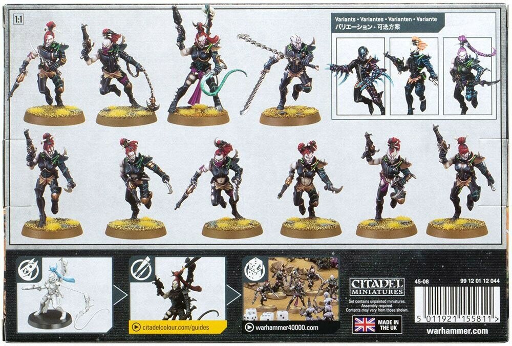 Набор миниатюр Wyches Warhammer 40000 — фото 1