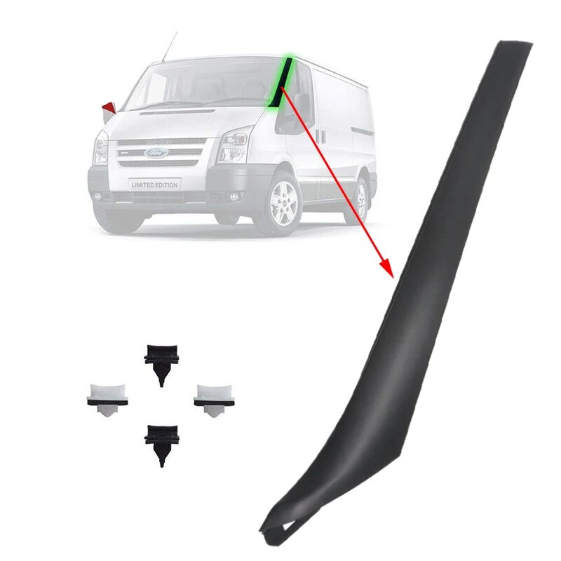 Литая накладка на лобовое стекло, правая/левая сторона, левая и правая для Ford Transit Left Side