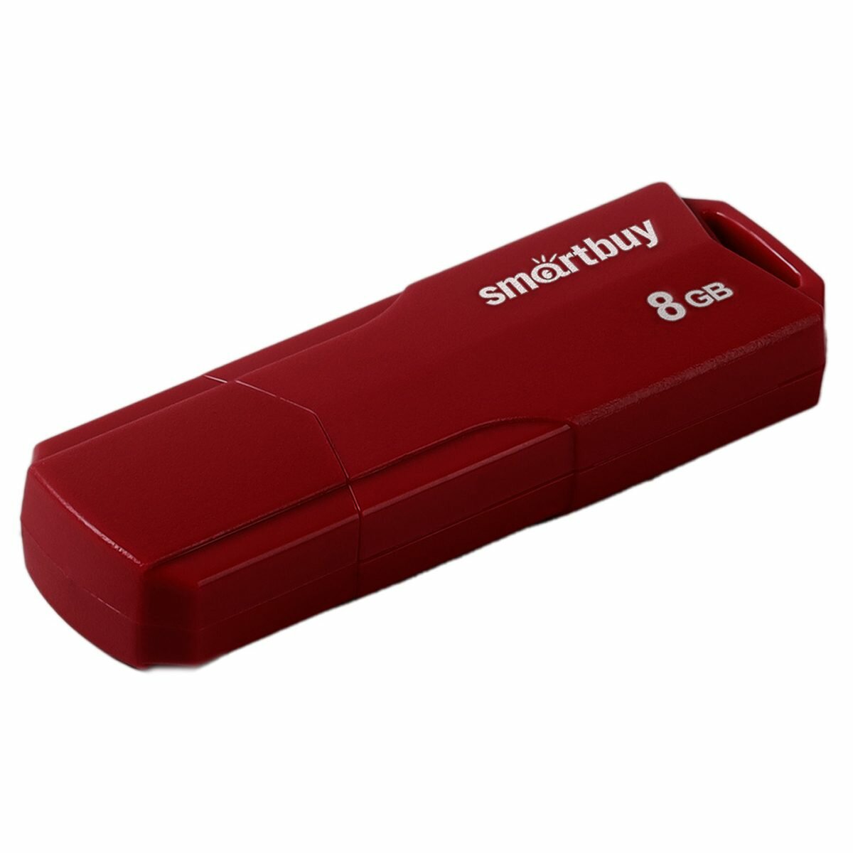 Флеш-память USB SmartBuy Clue 8Gb, USB 2.0 Flash Drive, бордовый (SB8GBCLU-BG)