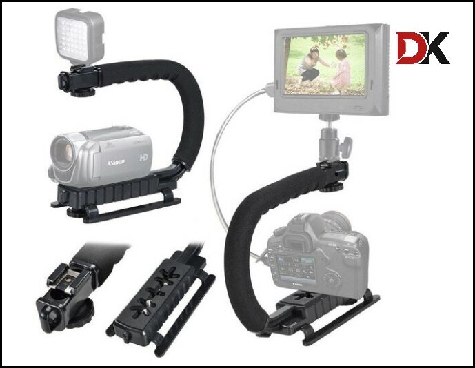 Стабилизатор экшн-камеры , с уровнем и ручкой, для экшн-камер, черный