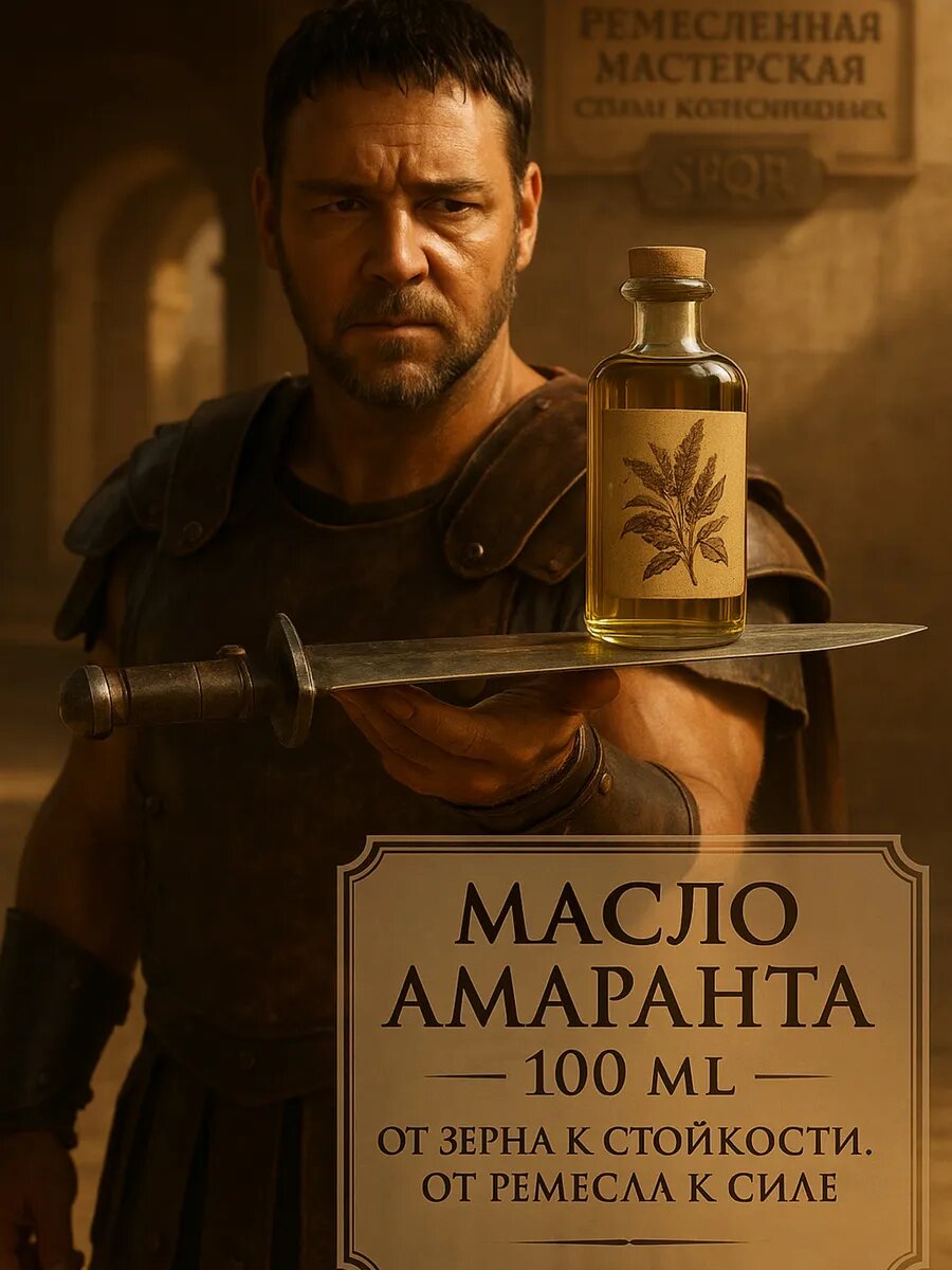 Сыродавленное амарантовое масло - 100 мл.