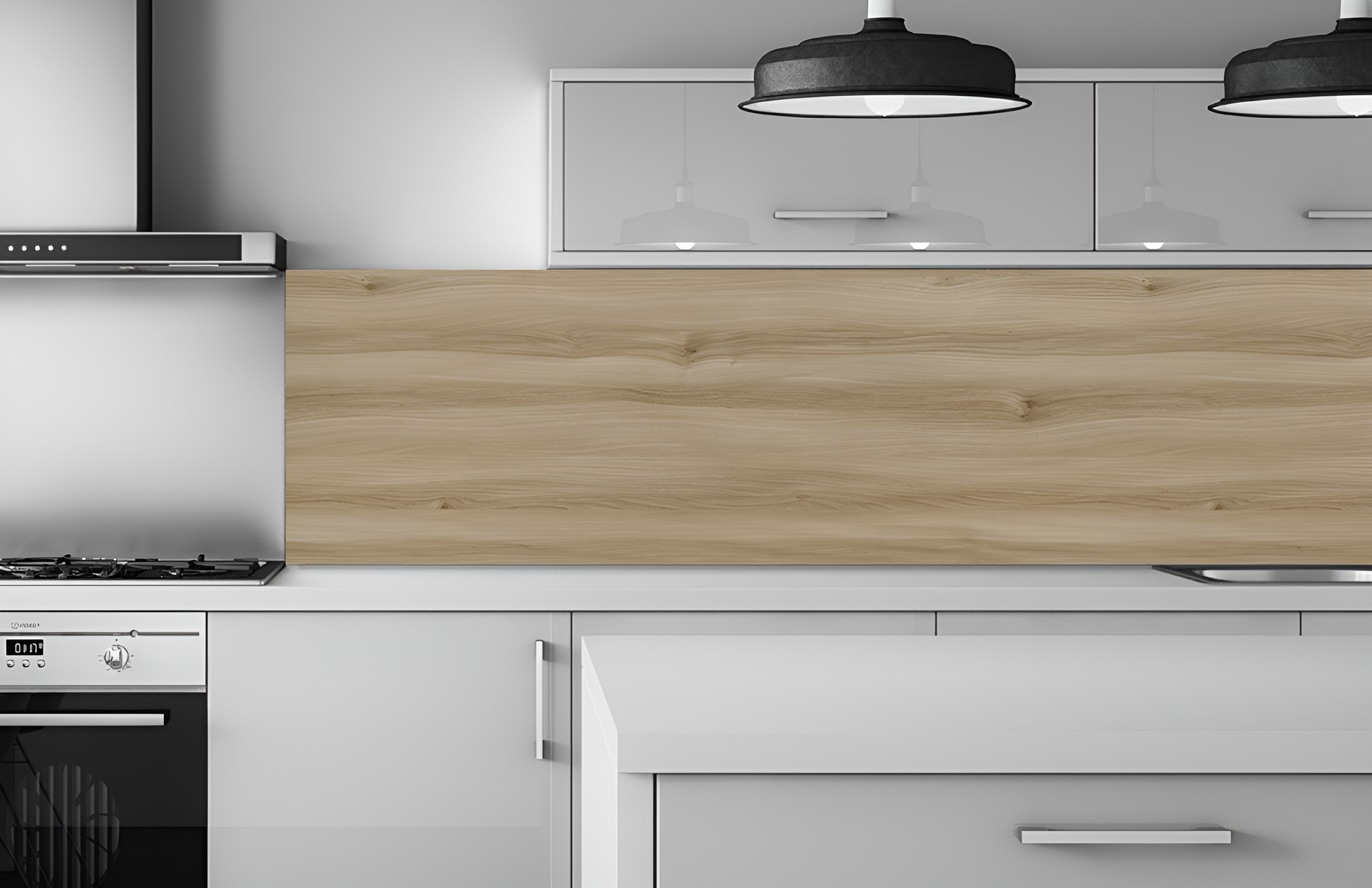 Кухонный фартук Скиф 700x600 мм, цвет Вяз, матовое покрытие, ДСП, пластик, 1.4 кг, 0.6 см