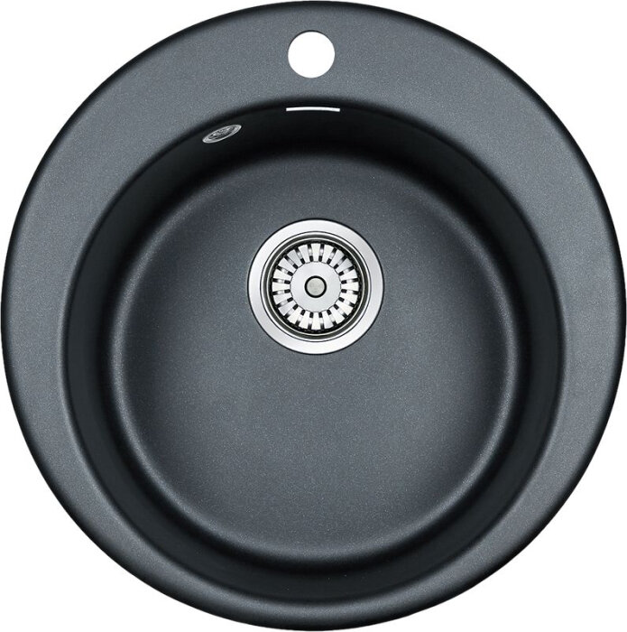 Мойка кухонная Paulmark Gelegen PM404800-BLM черный металлик