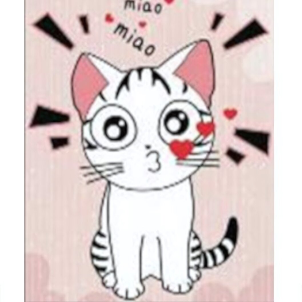 Коврик интерьерный "кошечка" 160х230см, антискользящее покрытие, обработанный край, мягкий и практичный