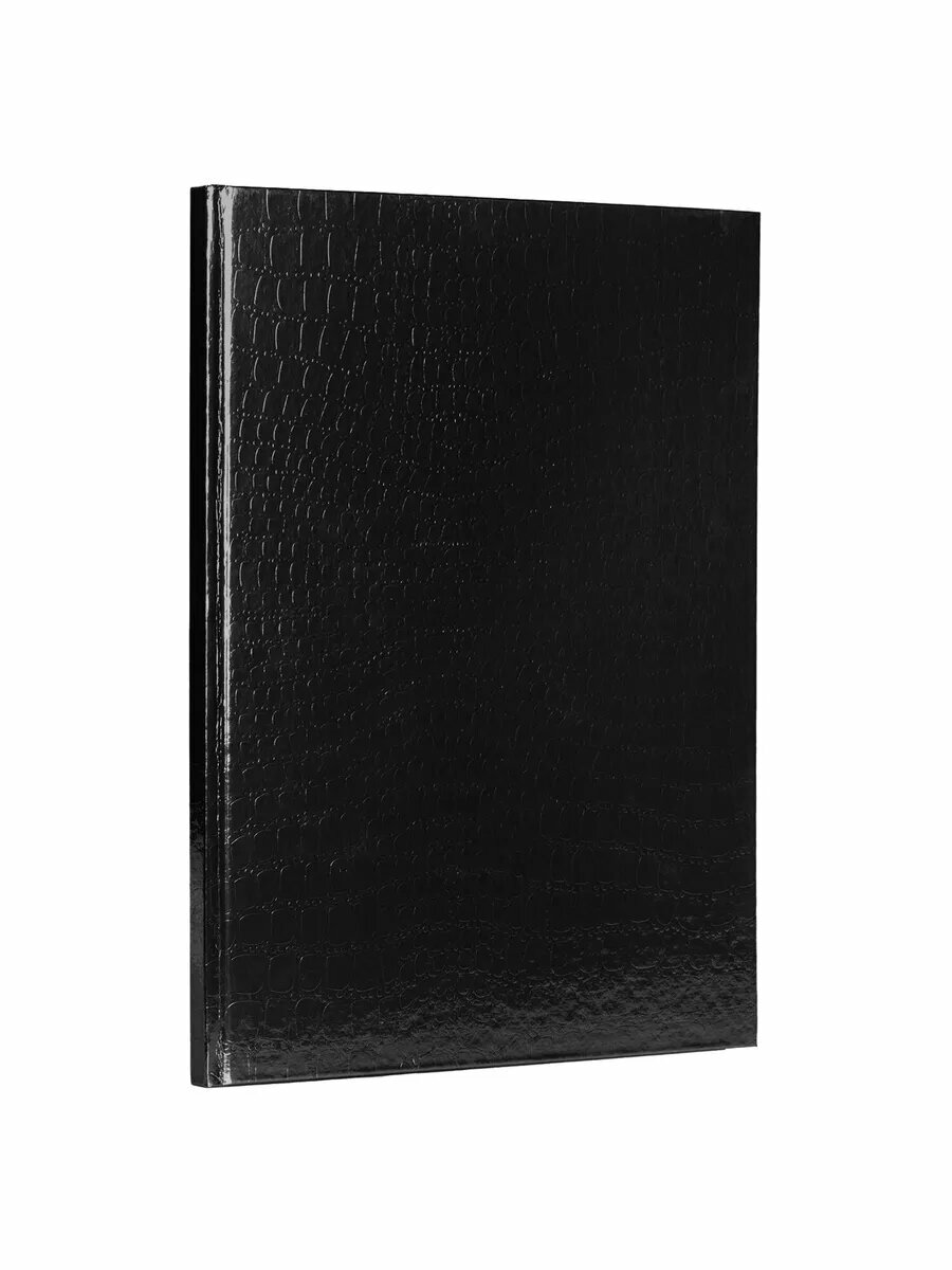 Блокнот А4 80 листов в клетку черный