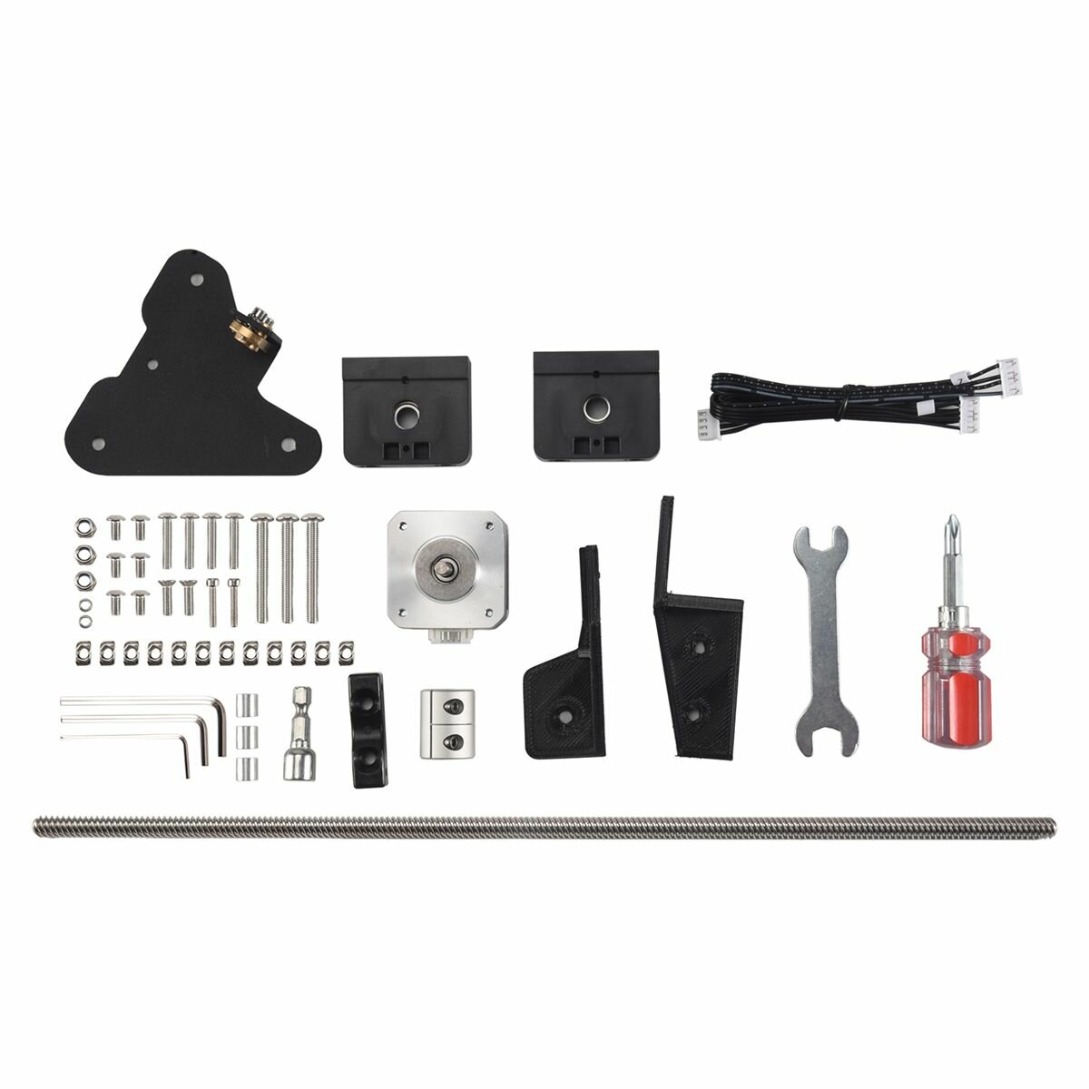Для Ender 3 Dual Z Axis Upgrade Kit с шаговым двигателем с ходовым винтом