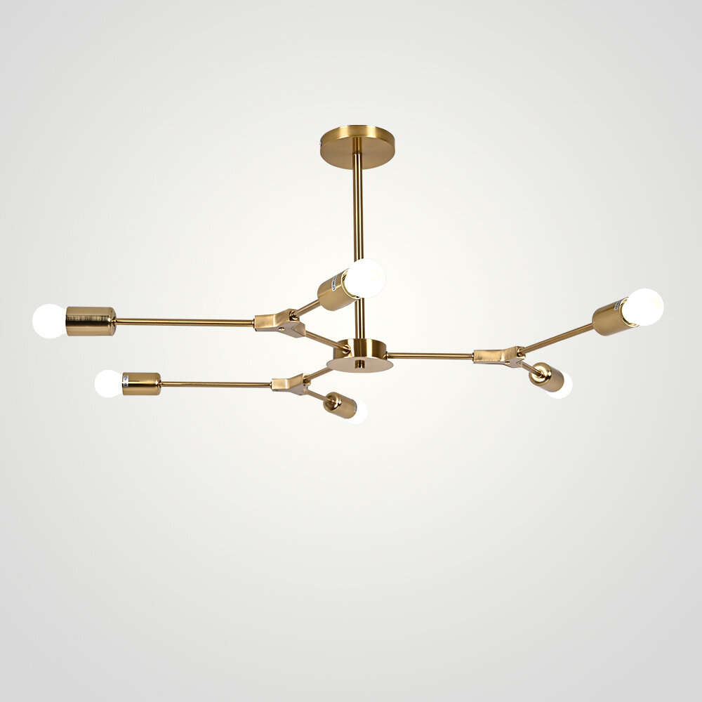 Люстра на штанге LATE D86 Gold