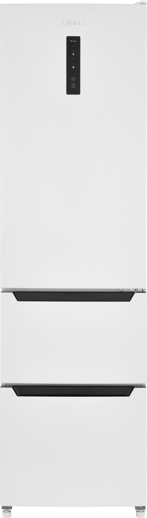 Холодильник отдельностоящий Italian Door ZUGEL ZRFD200W, белый металл