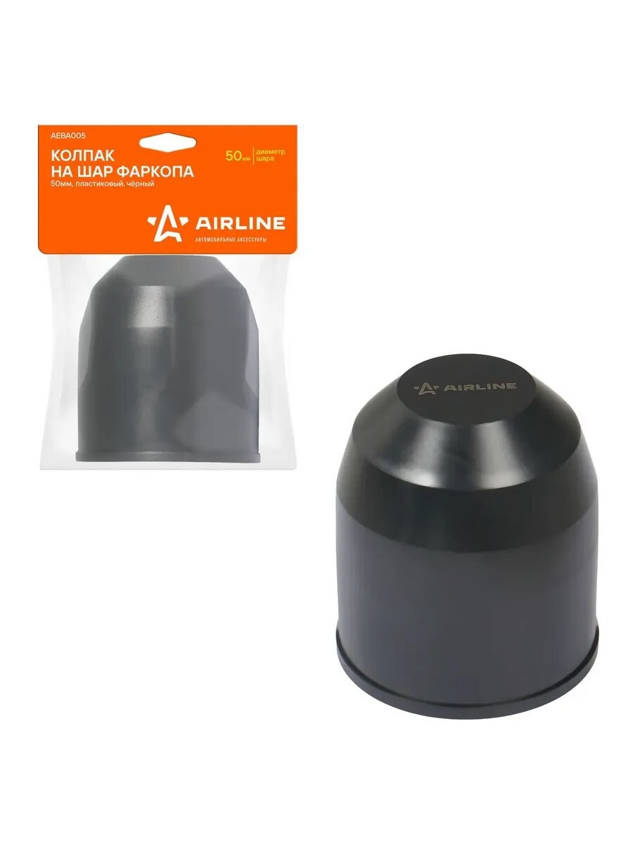 Колпак на шар фаркопа 50мм пластиковый чёрный