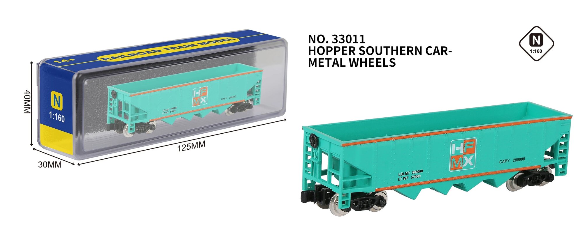 Hopper Southern Car 1/160, цвет 33011
