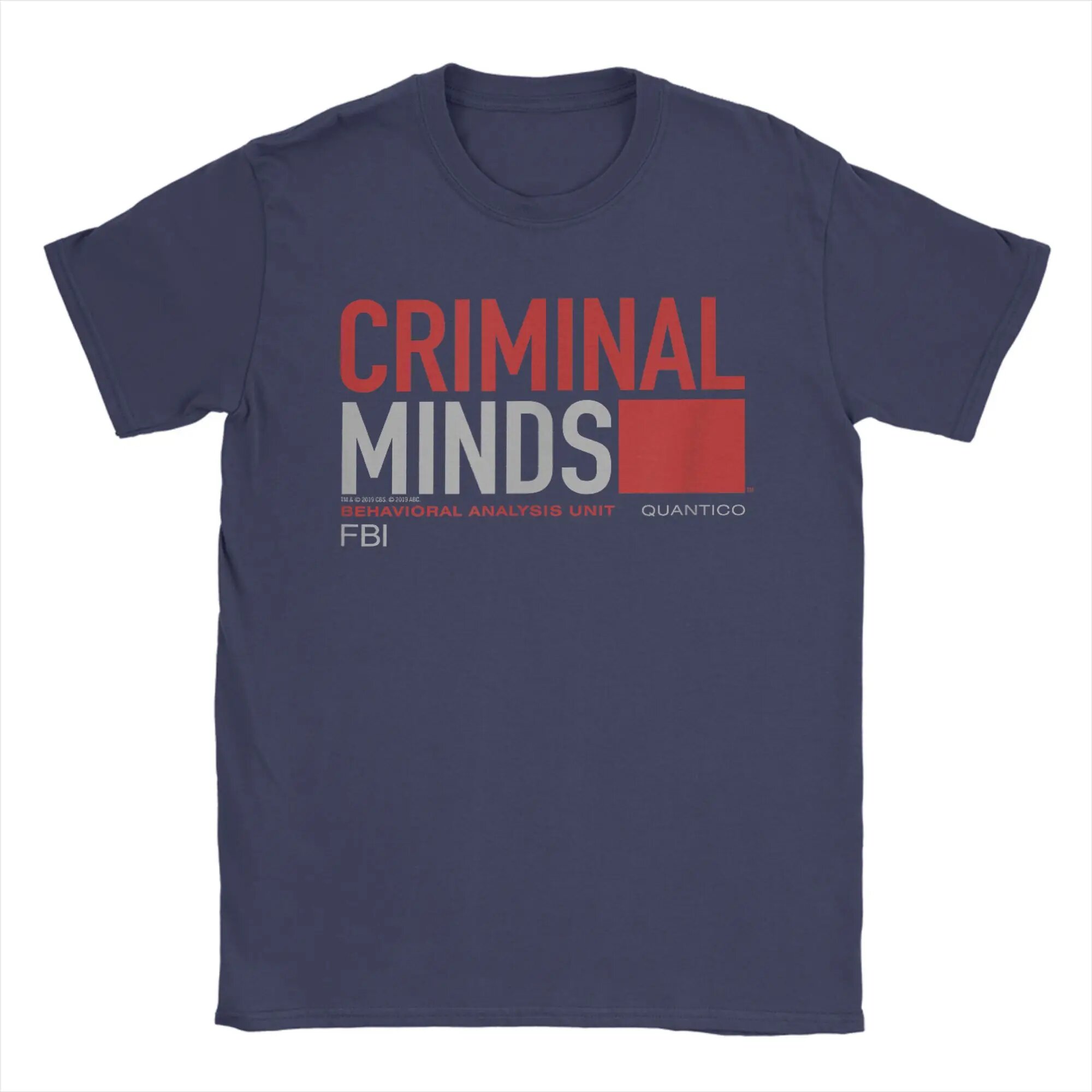 Мужская футболка Criminal Minds темно-синий, XL