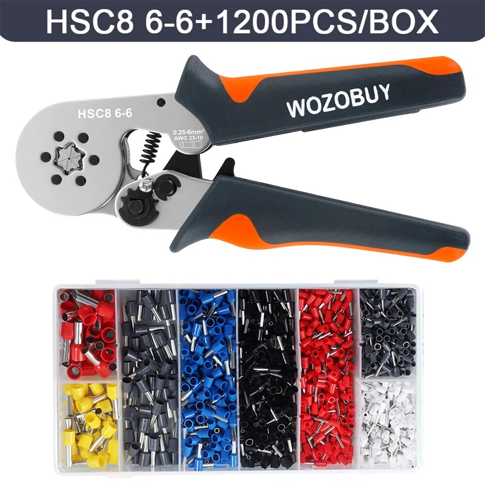 Обжимные клещи WOZOBUY HSC8 6-6, 1200 шт