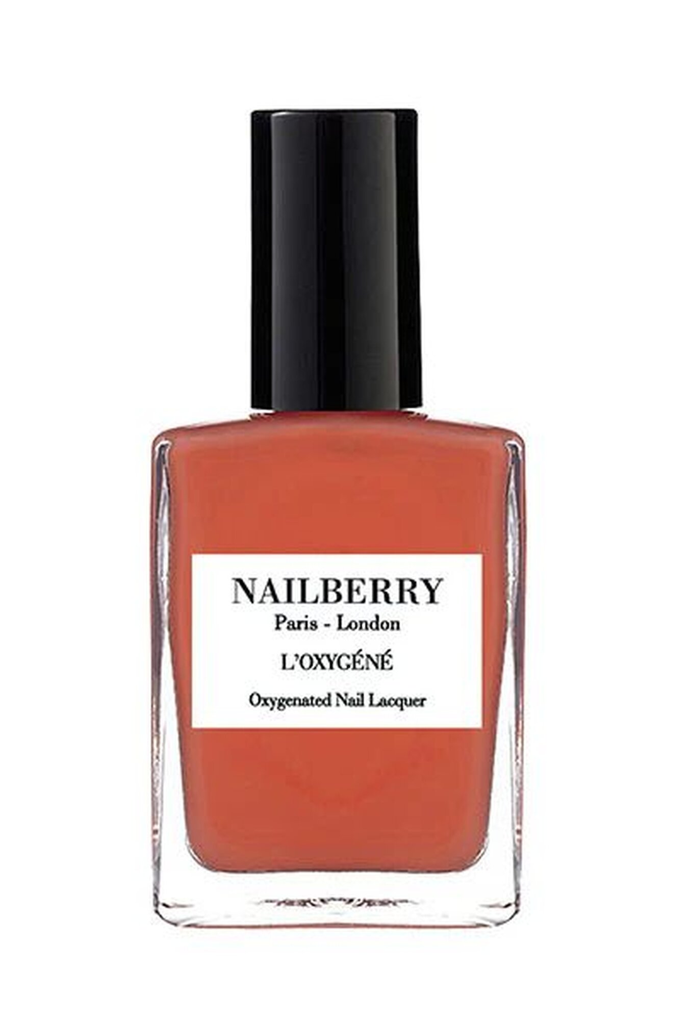 Лак для ногтей NAILBERRY Decadence, глянцевый, коралловый, 15мл
