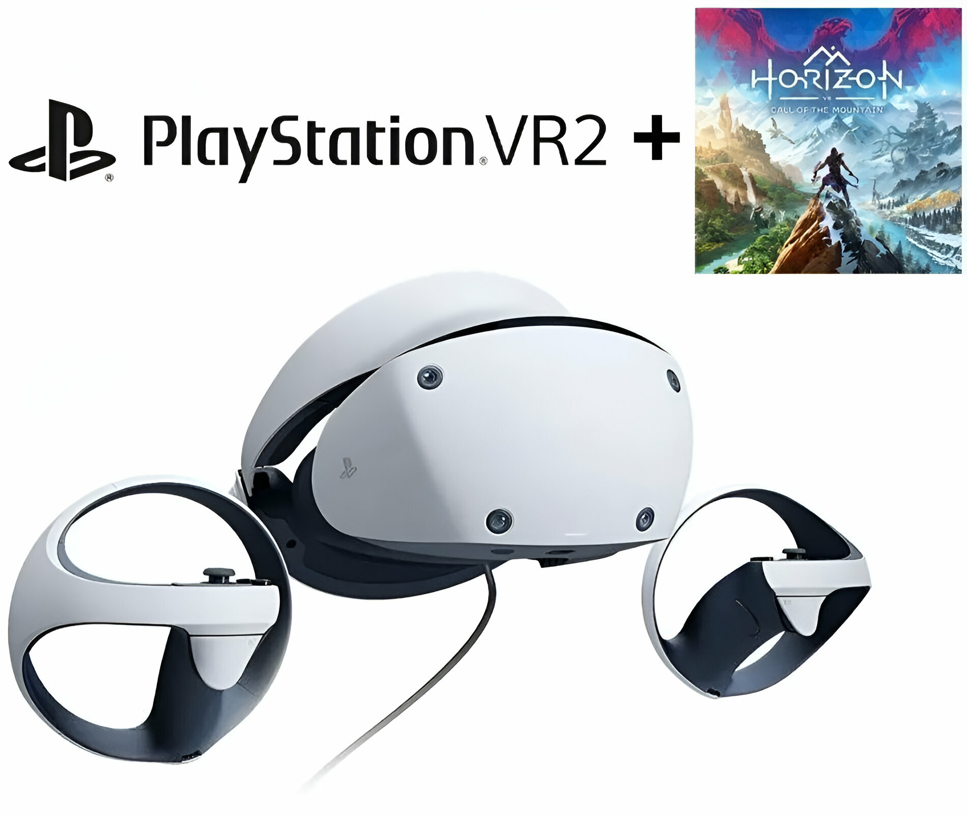 Шлем виртуальной реальности Sony PlayStation VR2, с игрой Horizon Call of the mountain