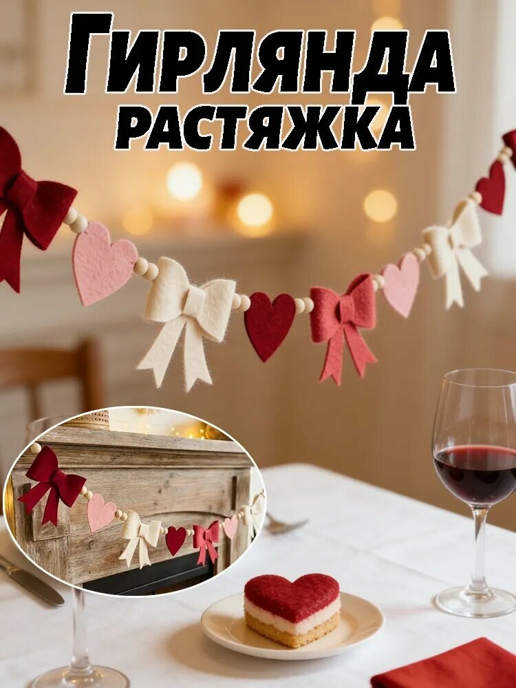 Гирлянда растяжка, 1 шт