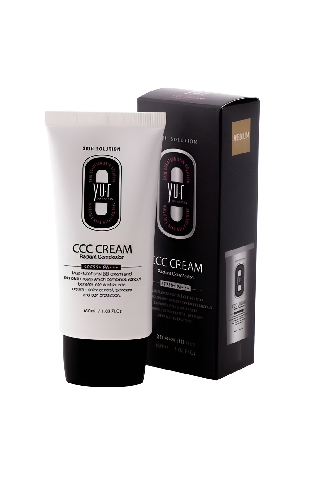 Корректирующий ССС крем для лица Yu.r Skin Solution Radiant Complexion CCC Cream (medium) SPF50+ PA +++, 50 мл.