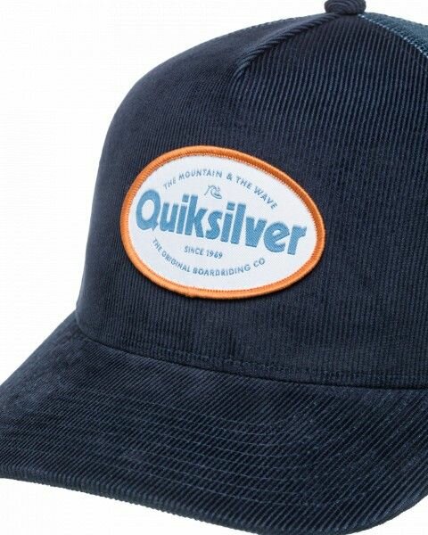 Бейсболка Quiksilver Весна-лето 2024 для мужчин, размер 1SZ, синий — фото 1