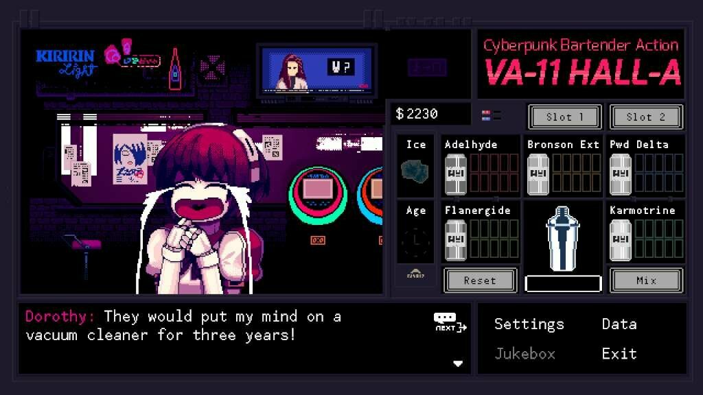 VA-11 Hall-A: Cyberpunk Bartender Action Steam Ключ • Активация Steam