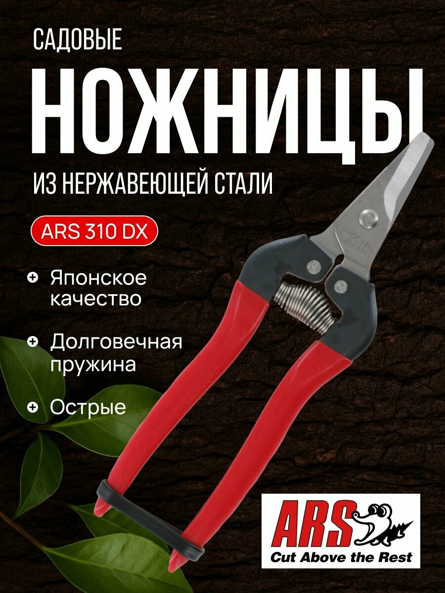 Ножницы ARS 310 DX c изогнутыми лезвиями из нержавеющей стали
