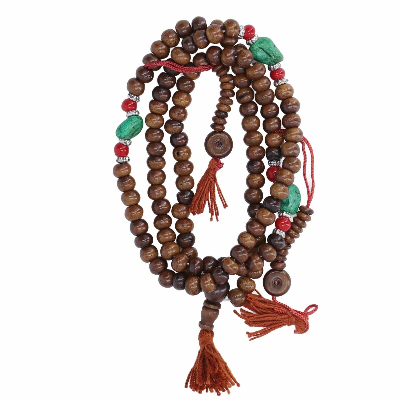 Буддийские четки 108 бусин из кости яка, этнический стиль, для медитации