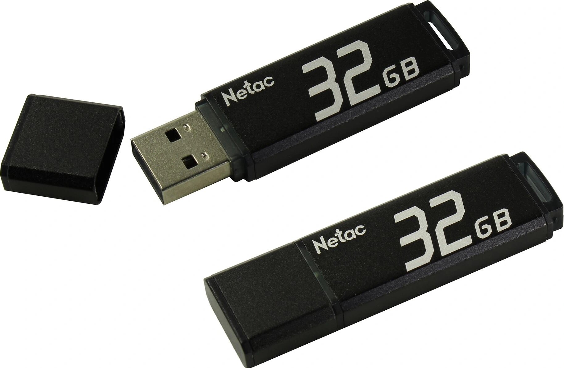 Флешка USB NETAC карта 32Gb U351 NT03U351N-032G-20BK USB2.0