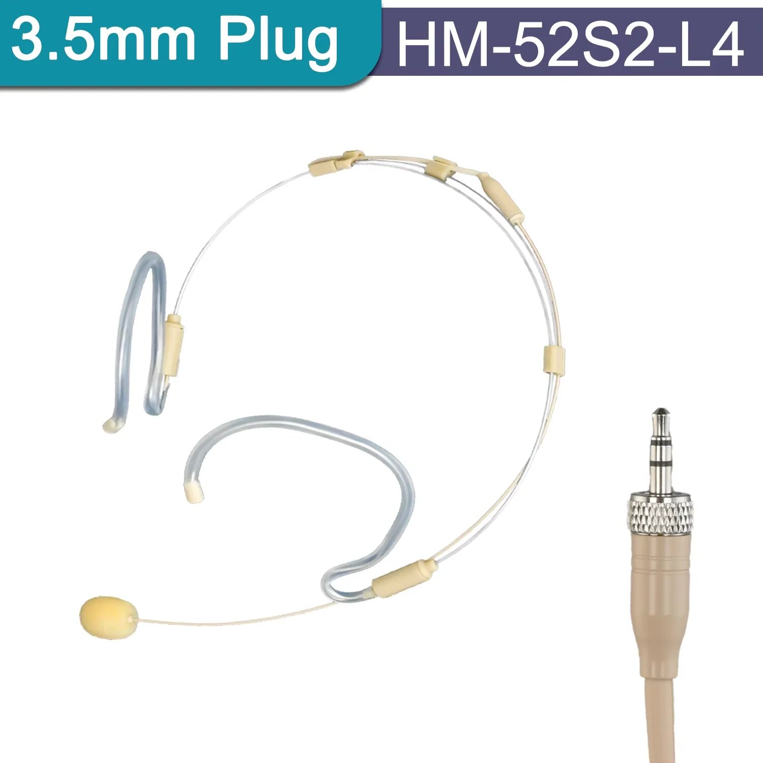 FREEBOSS HM-52S2 проводной электретный гарнитурный микрофон 3,5 мм 3.5mm nut plug