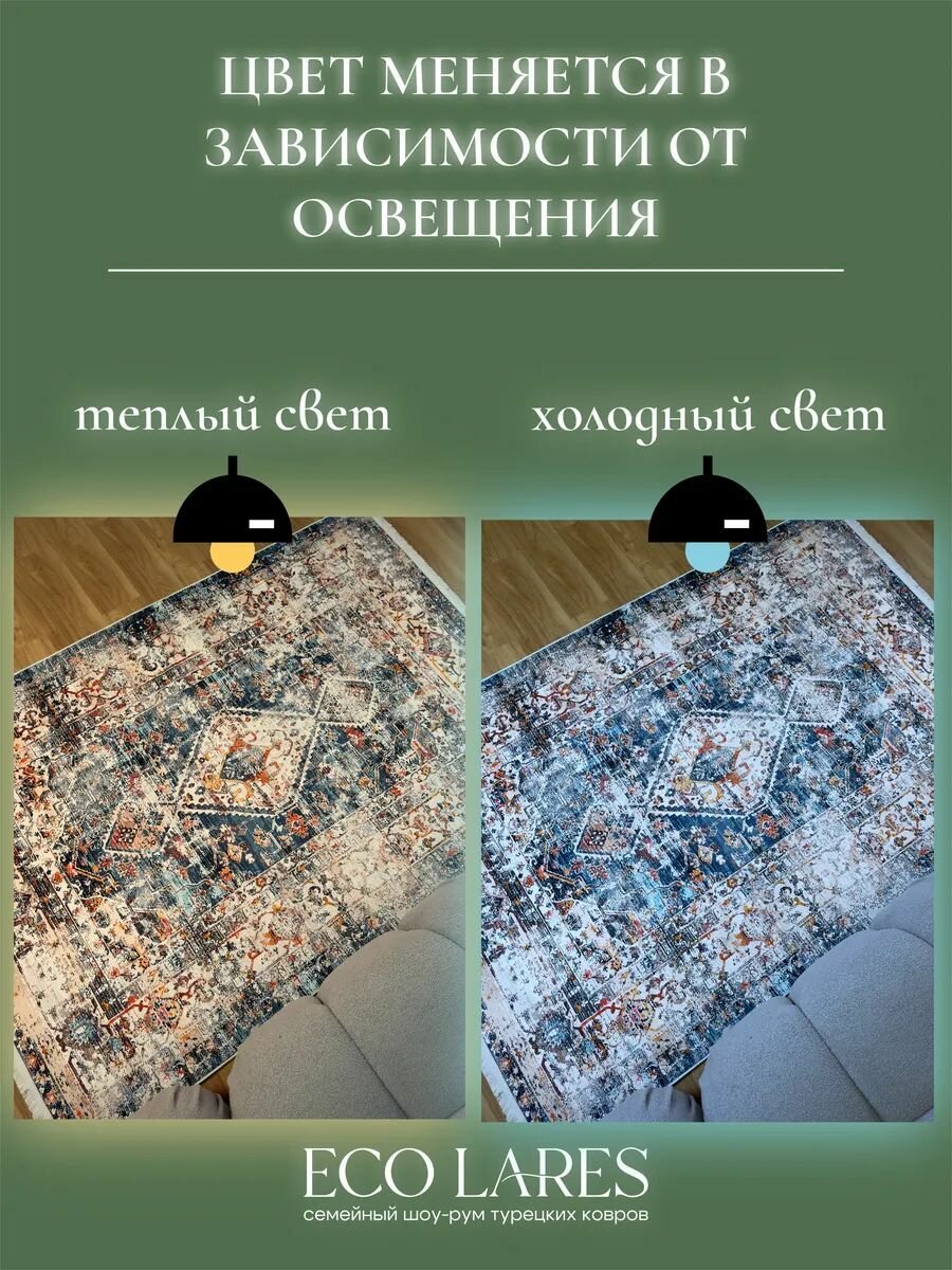 Ковер на пол для комнаты, в детскую комнату, безворсовый, на стену, в ванную, в прихожую, на кухню — фото 1