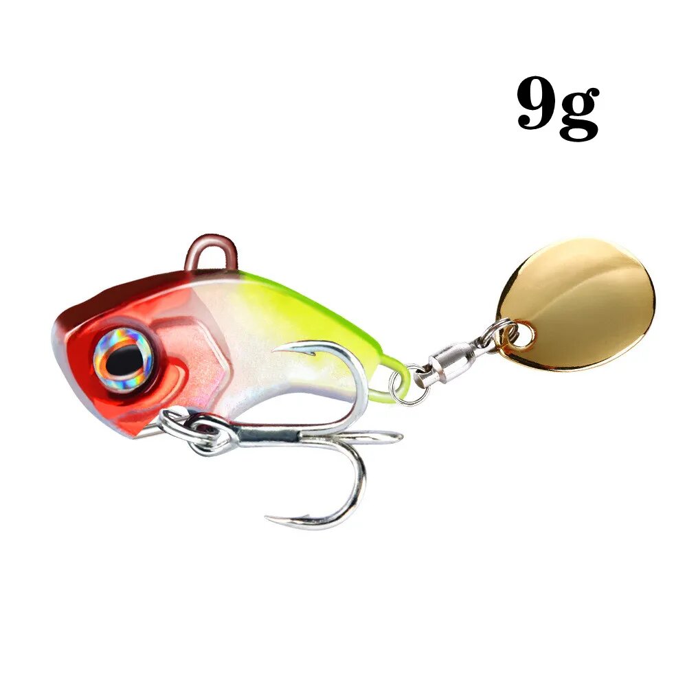 Металлическая вибрирующая блесна Fishinapot VIB 9/13/16/22 г