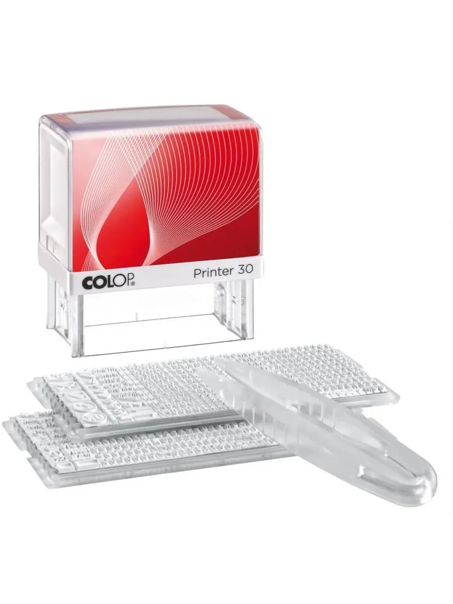 Самонаборный штамп 5 строк, 30 элементов