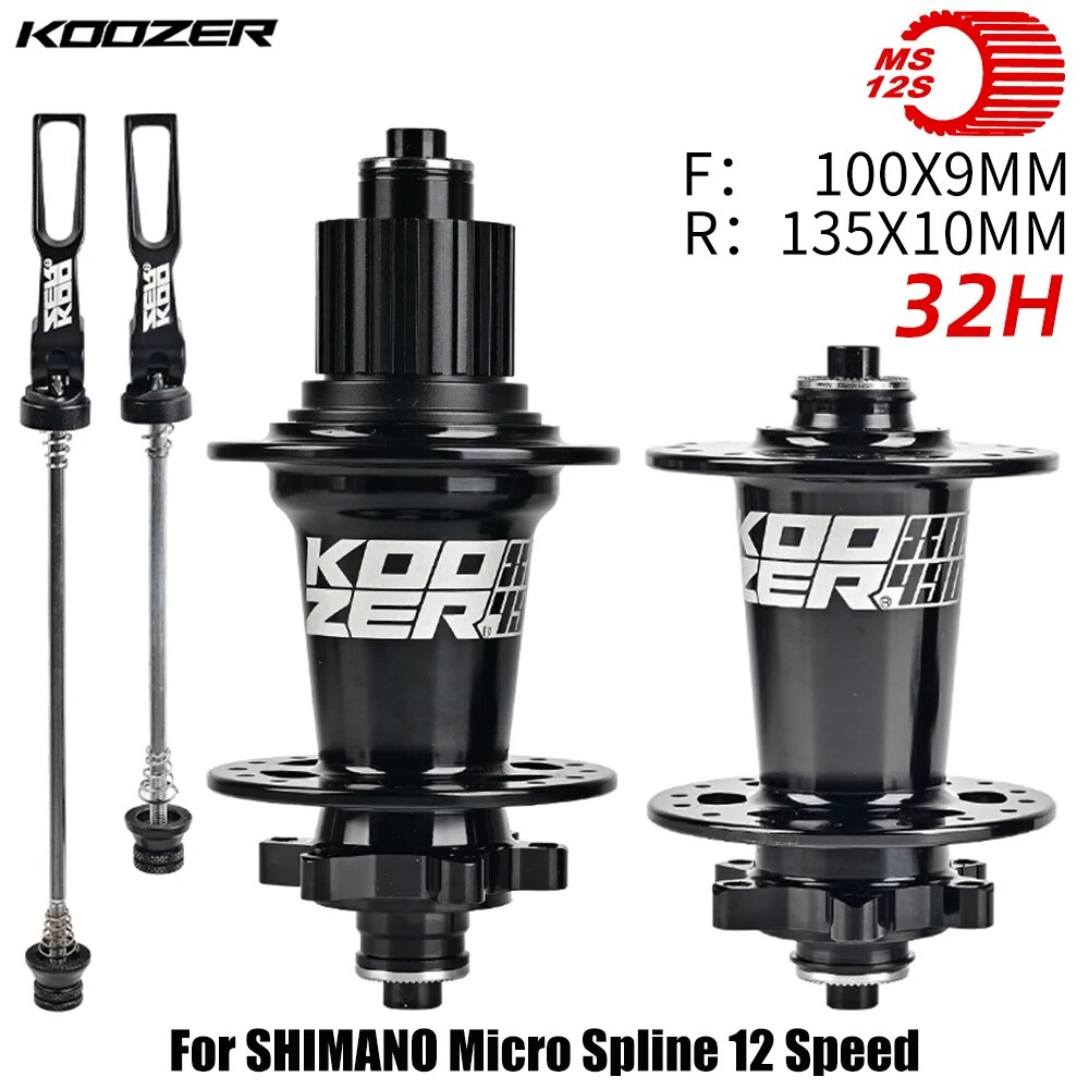 KOOZER XM490 PRO Велосипедные Втулки 32 Отверстий 100x9 135x10 32H MS
