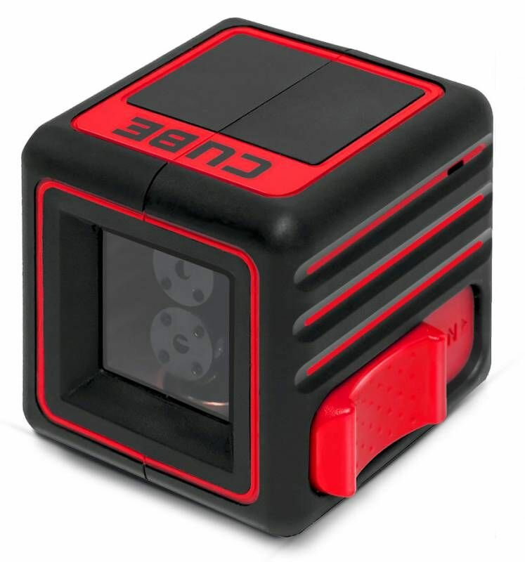 Уровень лазерный ADA Класс точности 2, длина волны лазера 635 нм, красный луч, проекция 2 лучей, модель Cube Basic Edition (А00341)