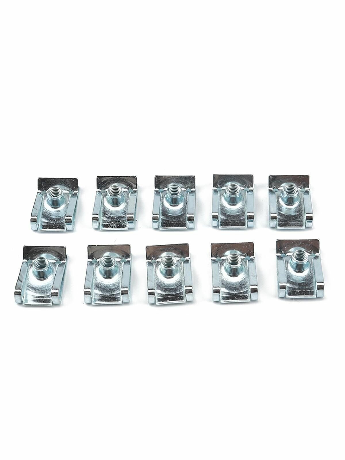 (10 шт.) Нержавеющие зажимные гайки - M6