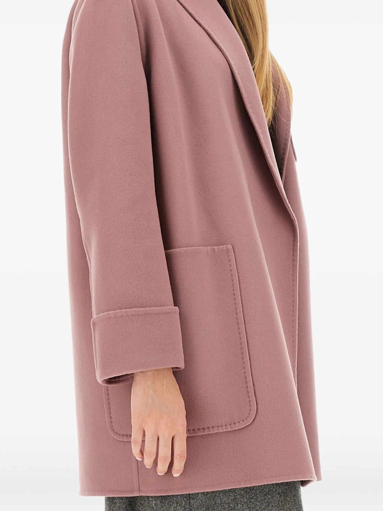 Пальто Max Mara Single-breasted belted coat, размер 42 — фото 1