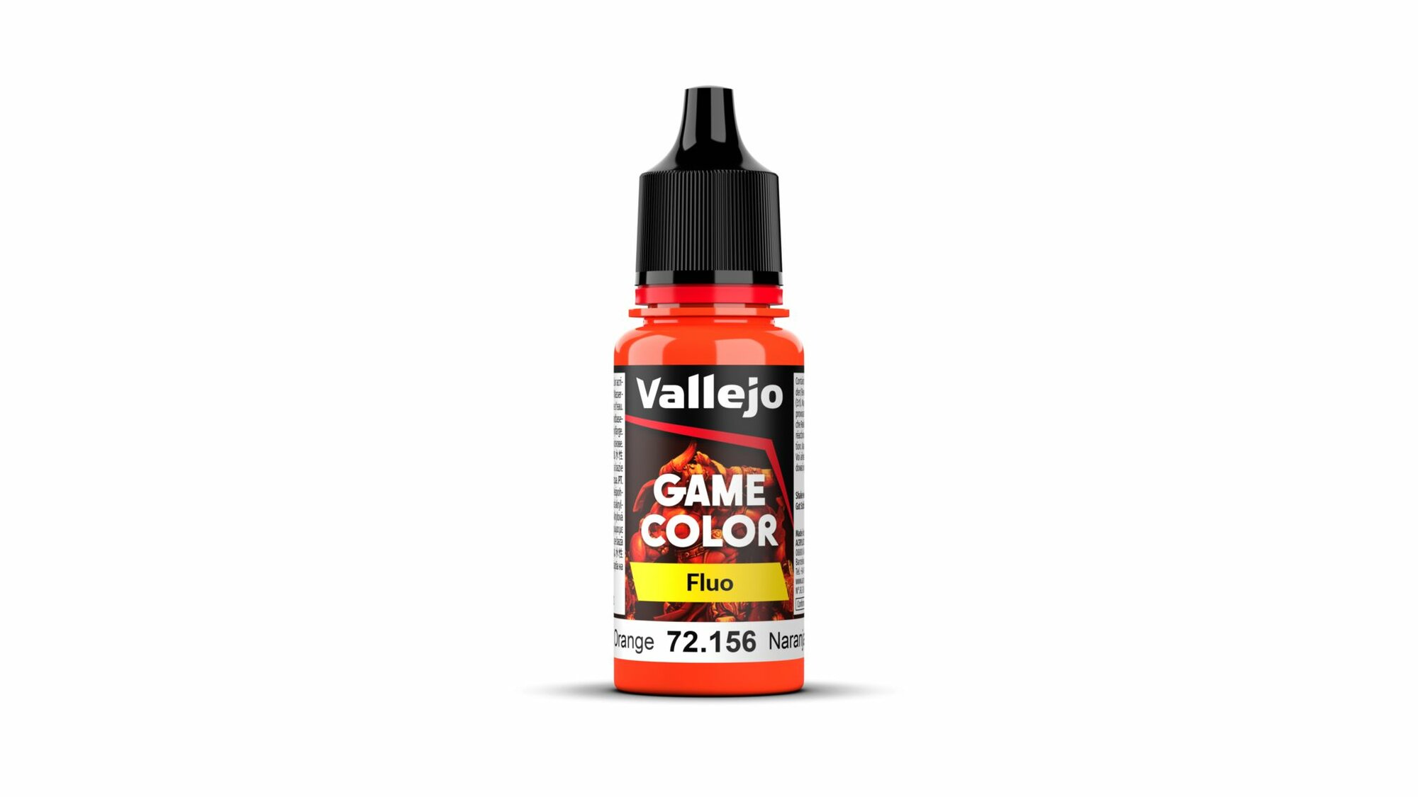 Акриловая краска Vallejo Game Color Fluorescent - Orange 18 мл. 72.156