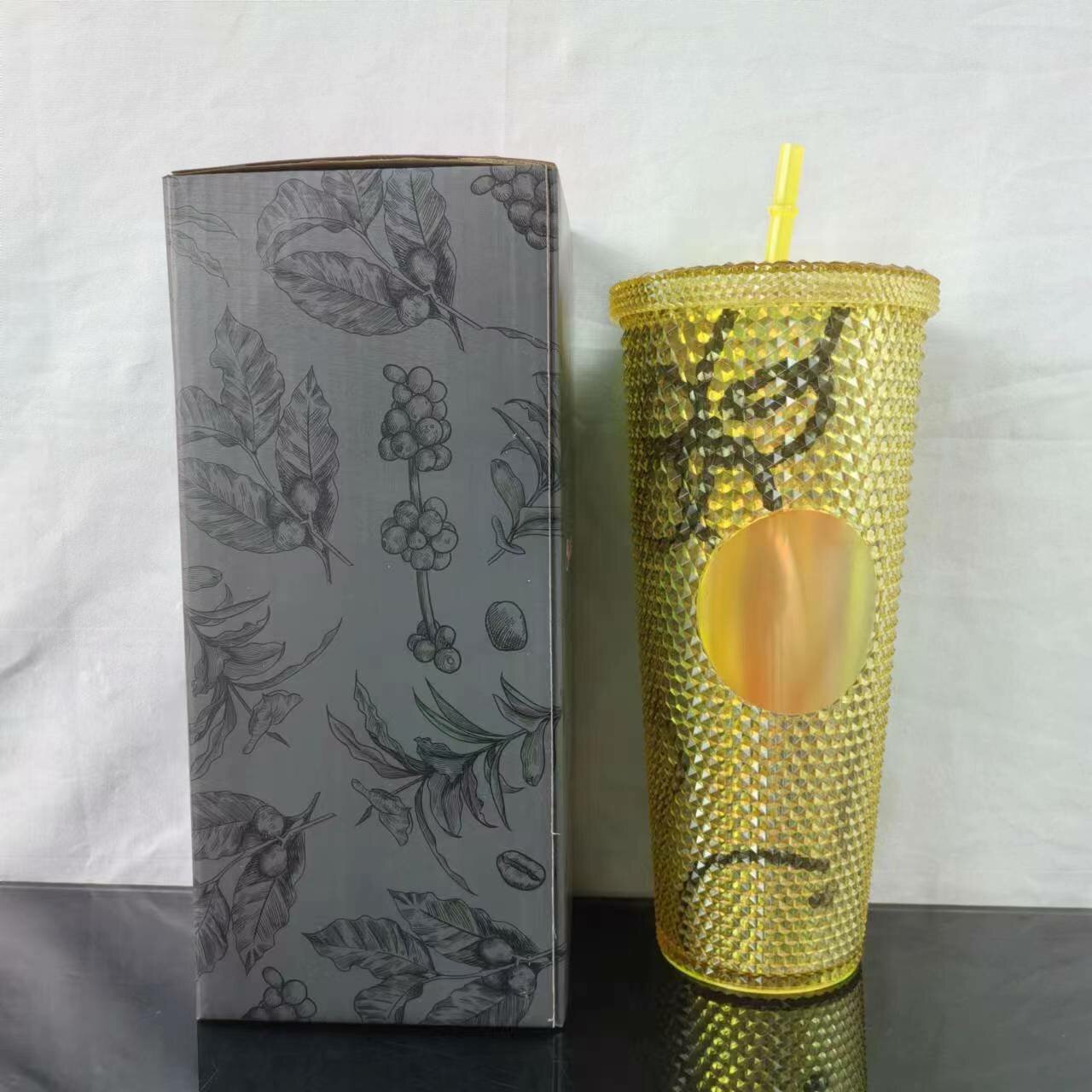 Стакан с трубочкой Starbucks BlackPink limited edition черный