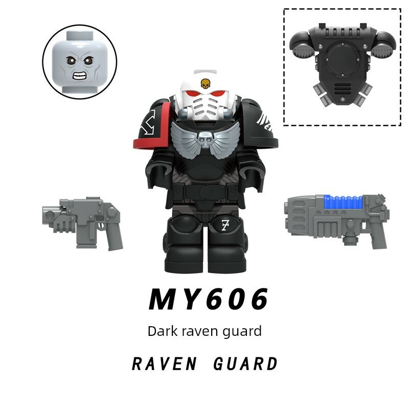 Модельный набор Warhammer 40K Фигура Стражей Ворона космического солдата