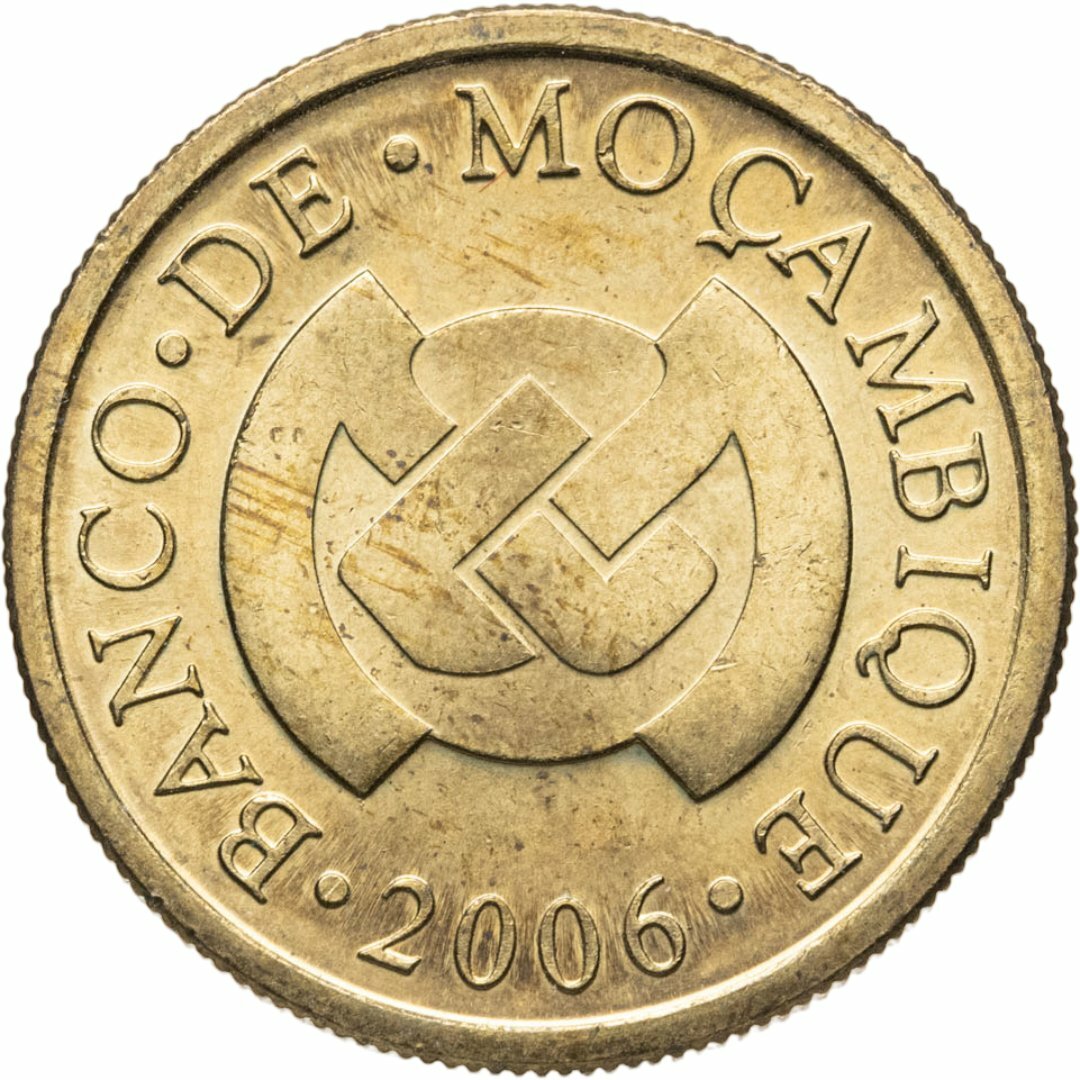 Мозамбик 20 сентаво centavos 2006, Сталь, в сохранности XF-AU