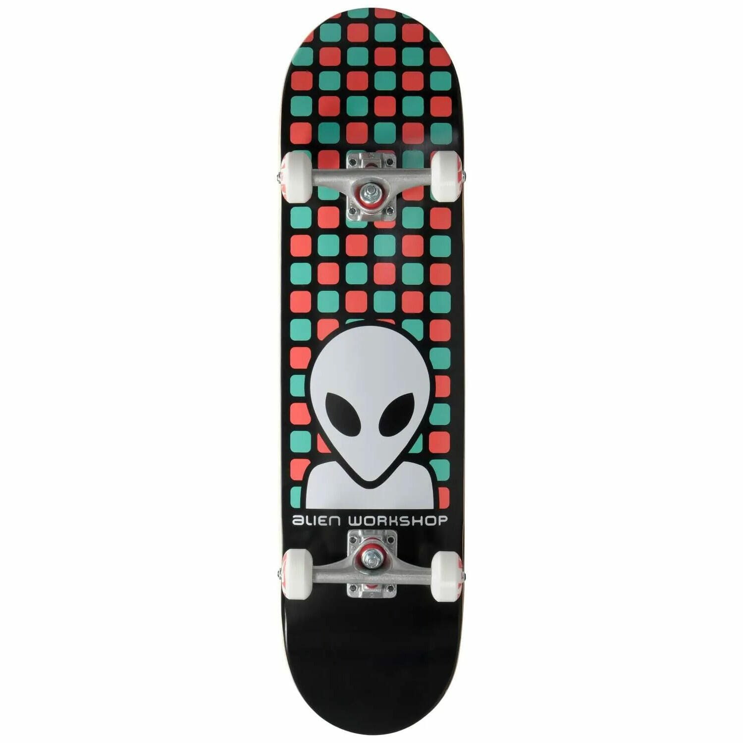 DECATHLON скейтборд Alien Workshop Matrix, черный, зеленый, 8 дюймов
