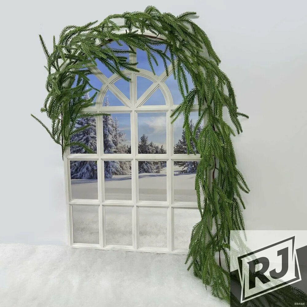 Серпантин Гирлянда хвойная, 150 см, 1 шт