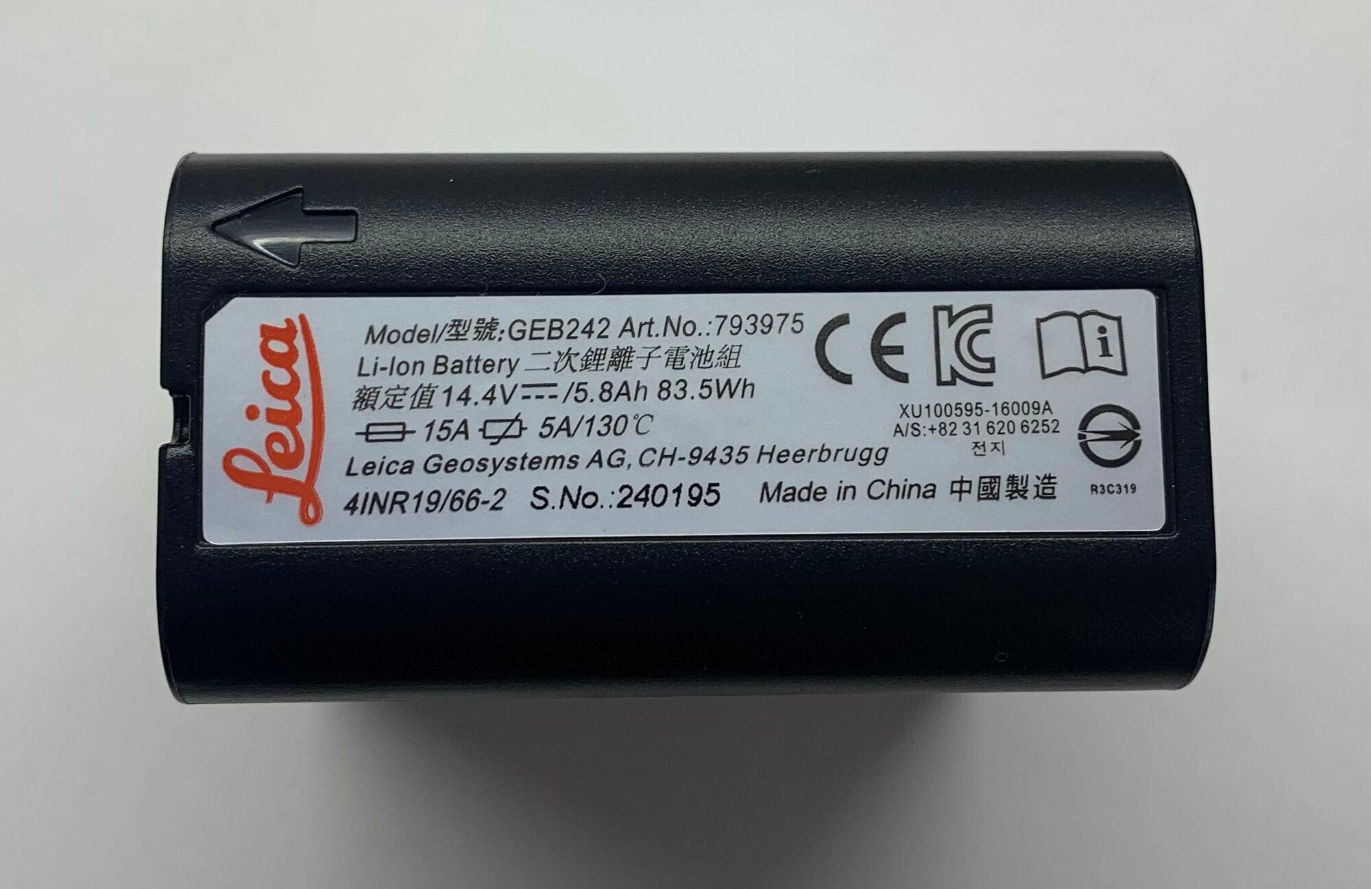 GEB242 аккумулятор Leica для тахеометров