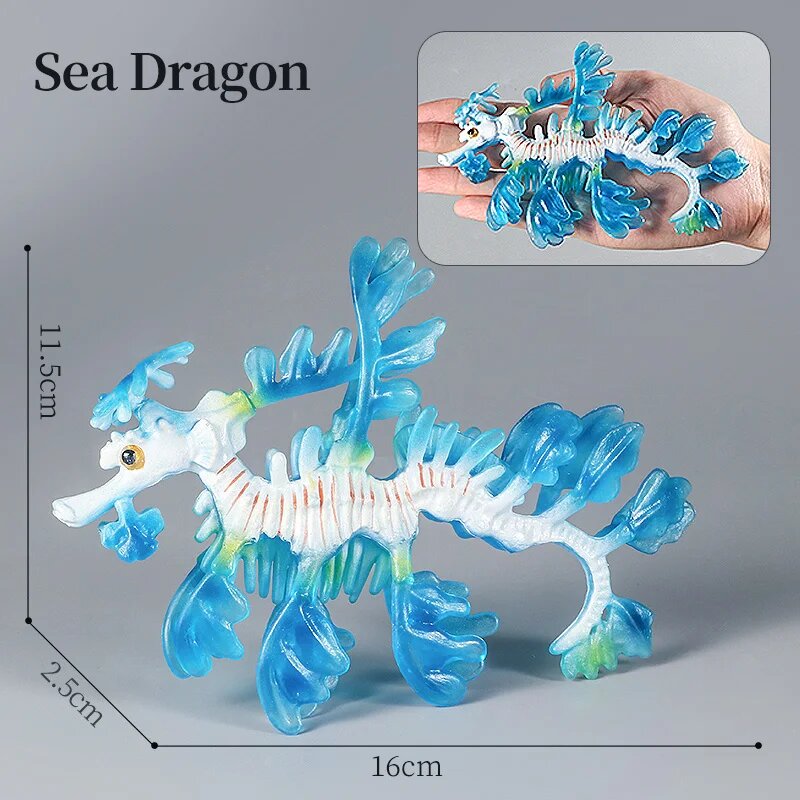 Фигурки морских животных XIALIBAOMOWAN из ПВХ для детей Sea animals-27