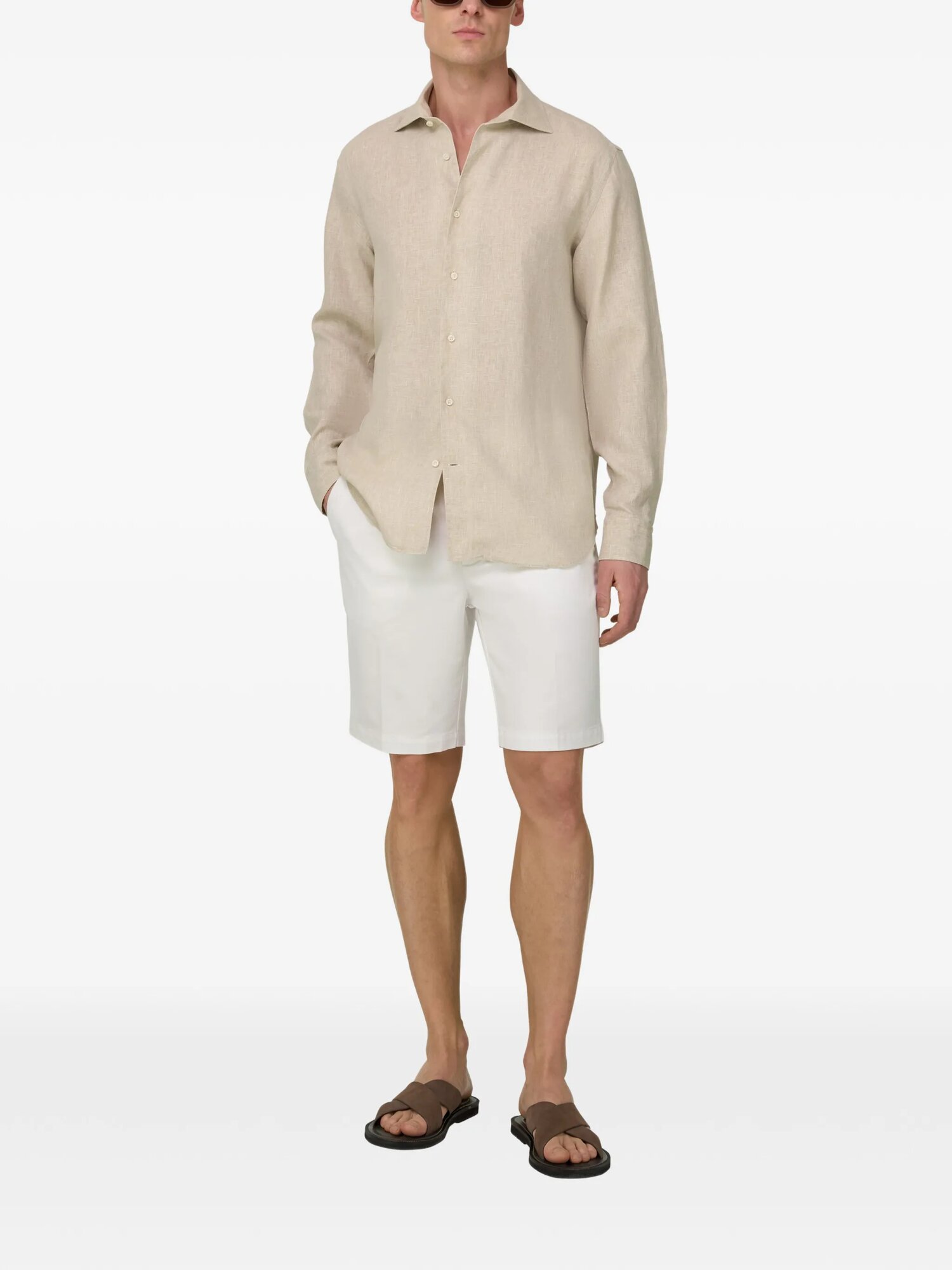 Шорты Boggi Milano Welt-pocket shorts, размер 54, white — фото 1
