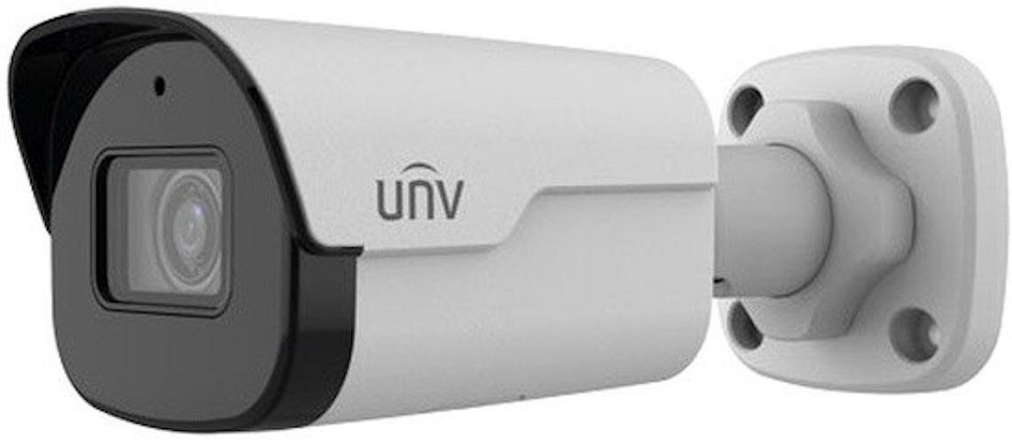Камера видеонаблюдения IP Uniview IPC2122SB-ADF28KM-I0-RU, 1920x1080, 2.8мм, ИК 40м, 2Мп, 1/2.8 CMOS, уличная, цилиндрическая, серый