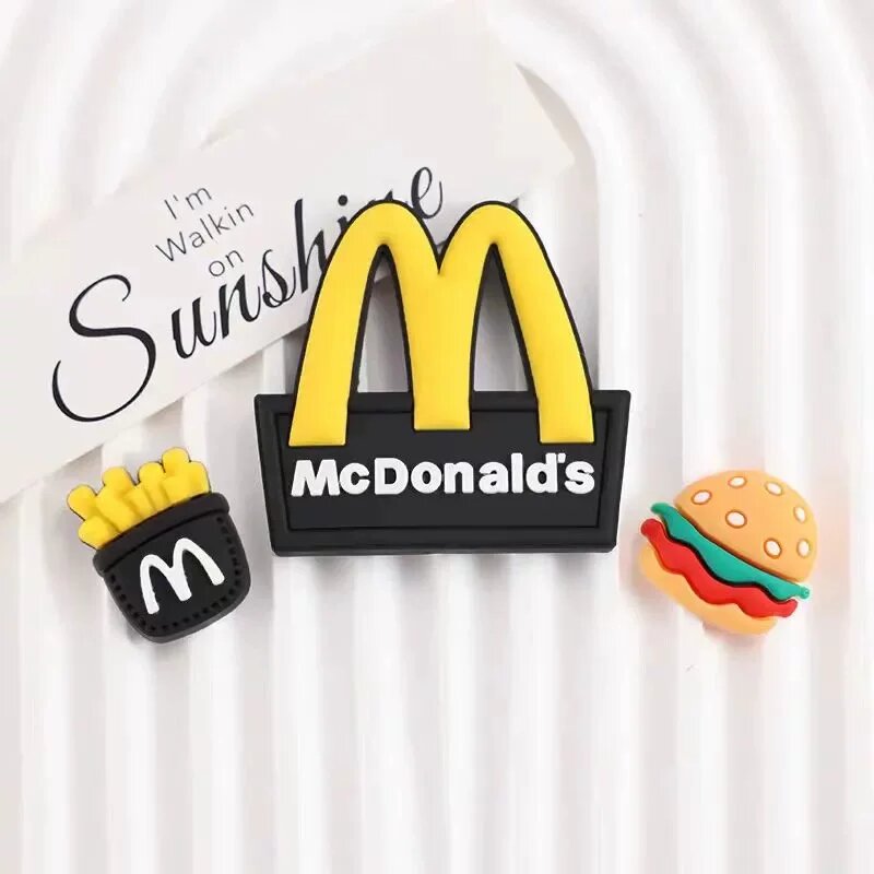 Подходит для электросамокатов Ninebot M95C/85C McDonald's, 3D-наклейки, аксессуары для декора и модификации автомобиля.