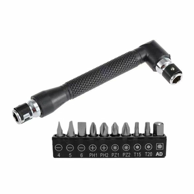 (1 комплект) L-образный двусторонний шестигранный ключ с 10 битами - A