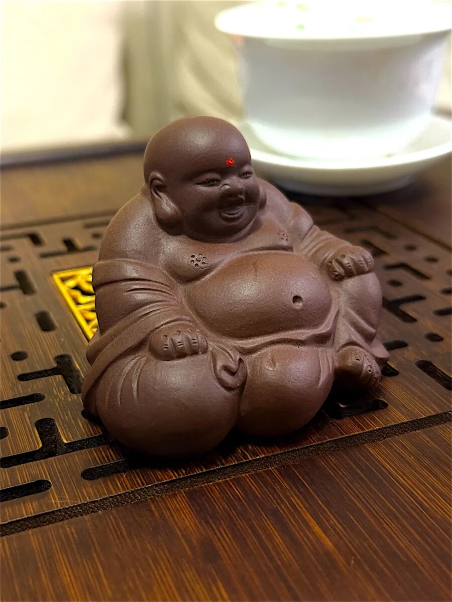 Фигурка для чайной церемонии Будда Хотей чайный мастер