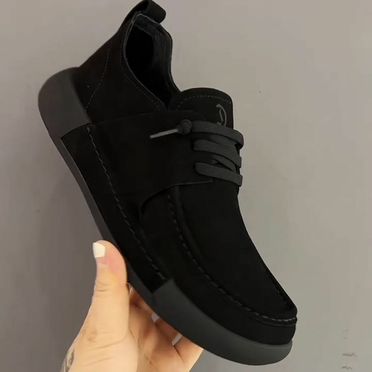 LUO Мужские кеды Для летних прогулок Дышащие Мягкая подошва Сетка/Black