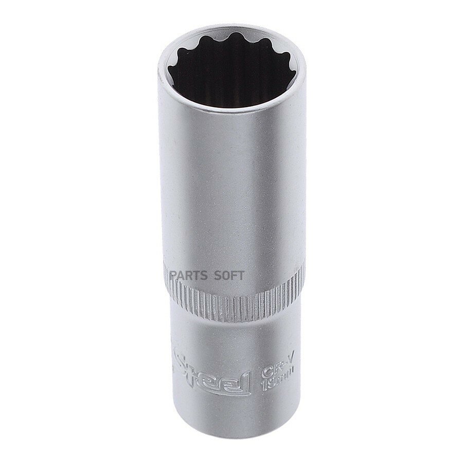 Головка торцевая 1/2" (19) "AV Steel" (высокая, 12 граней) AVSTEEL AV-521219 | цена за 1 шт