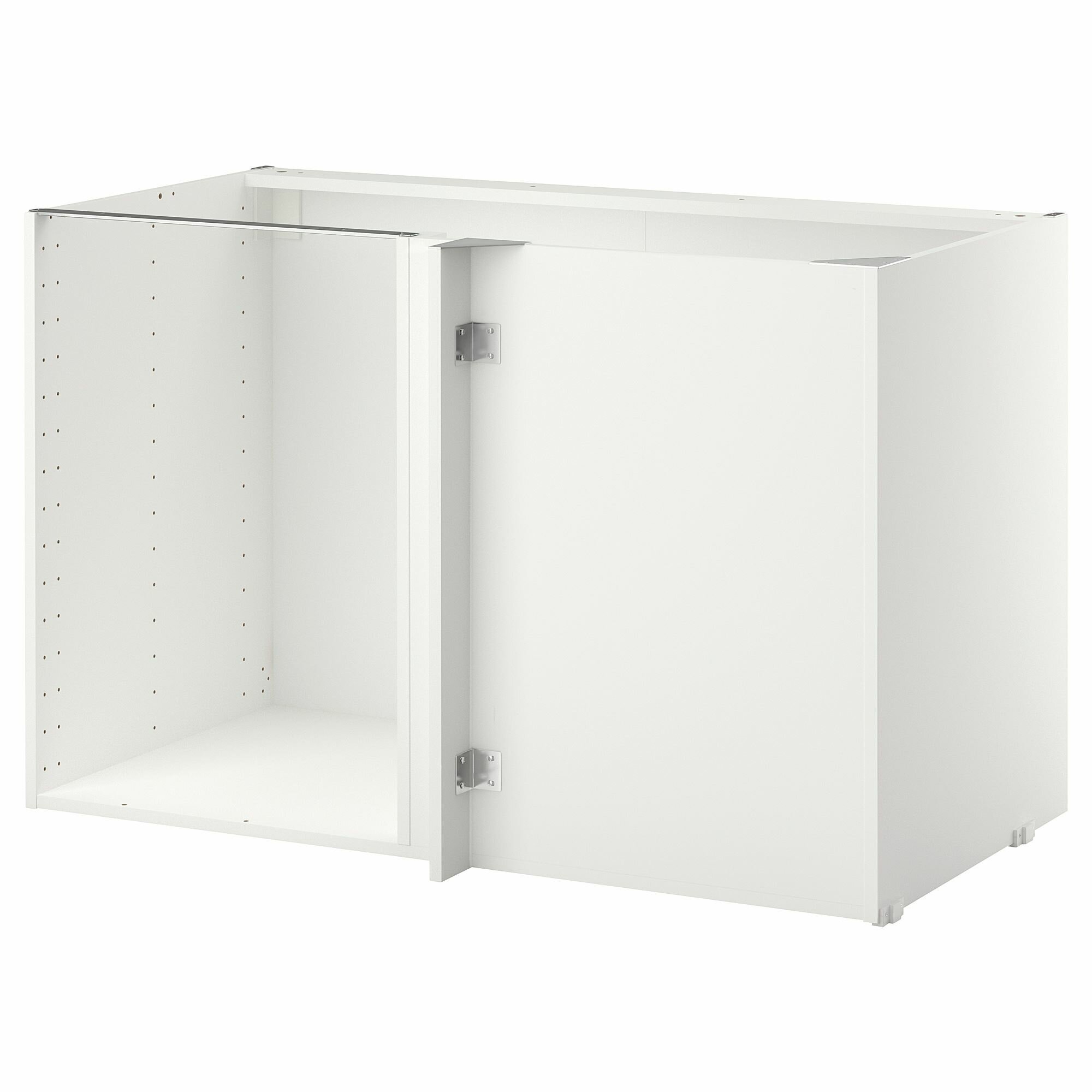 IKEA / икея METOD, метод, Каркас углового тумбочки, белый, 128x68x80 см
